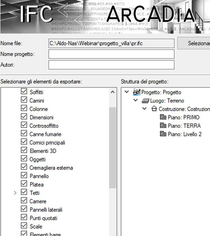 ArCADia BIM - Modulo IFC - Store Strumenti Topografici